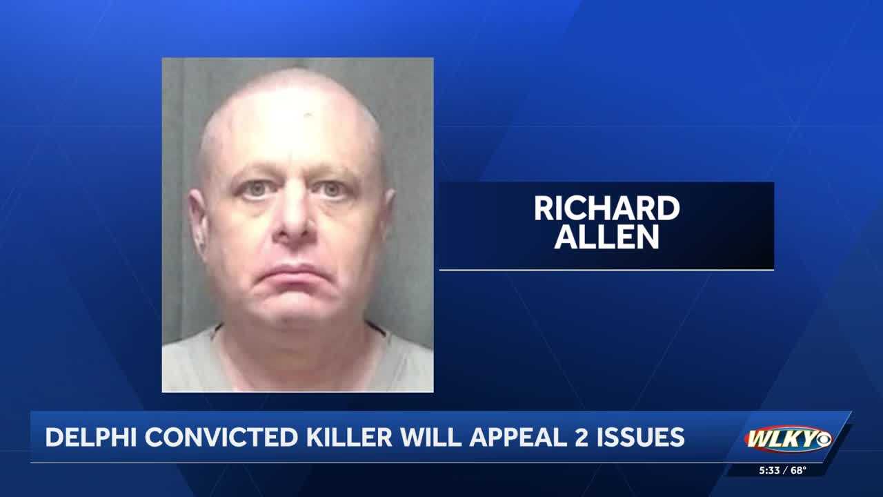 Man convicted in Delphi murders will appeal two issues