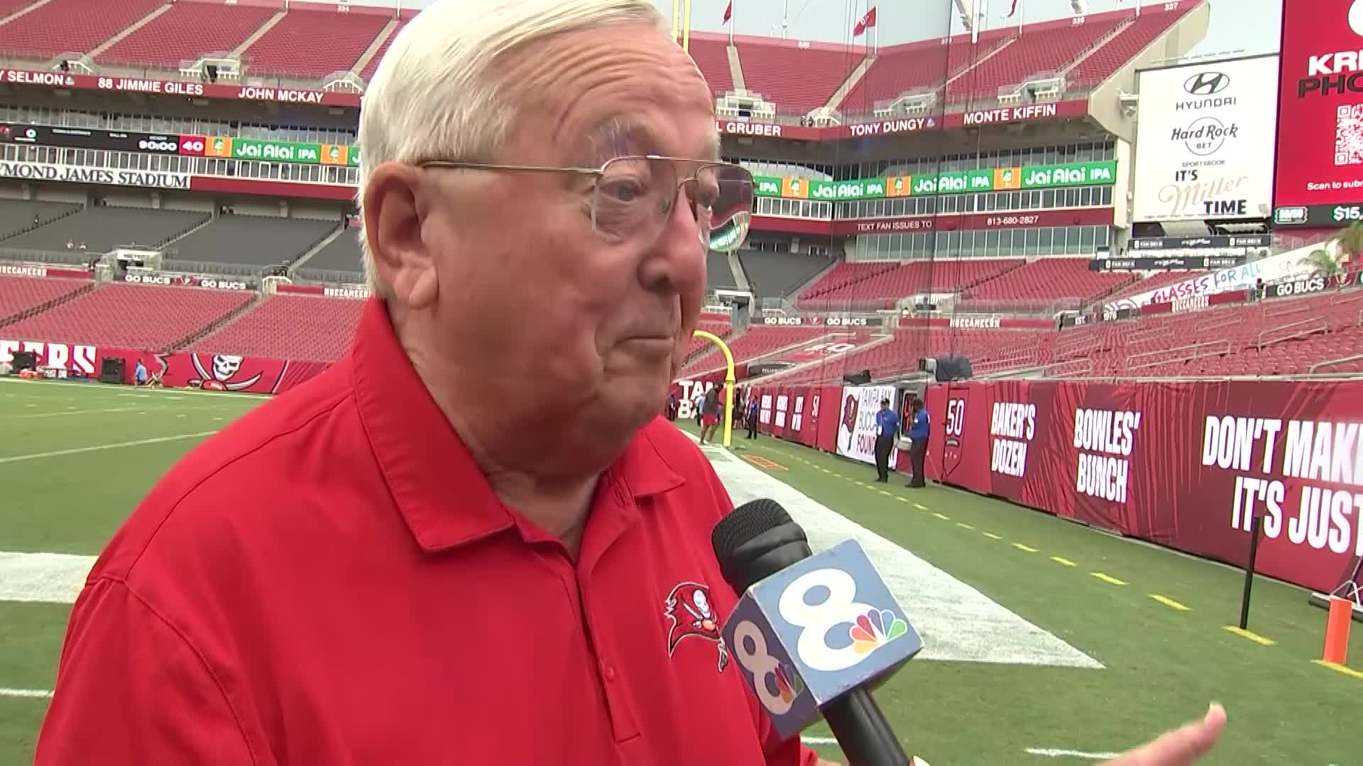Voice of the Tampa Bay Buccaneers shares his favorite game call