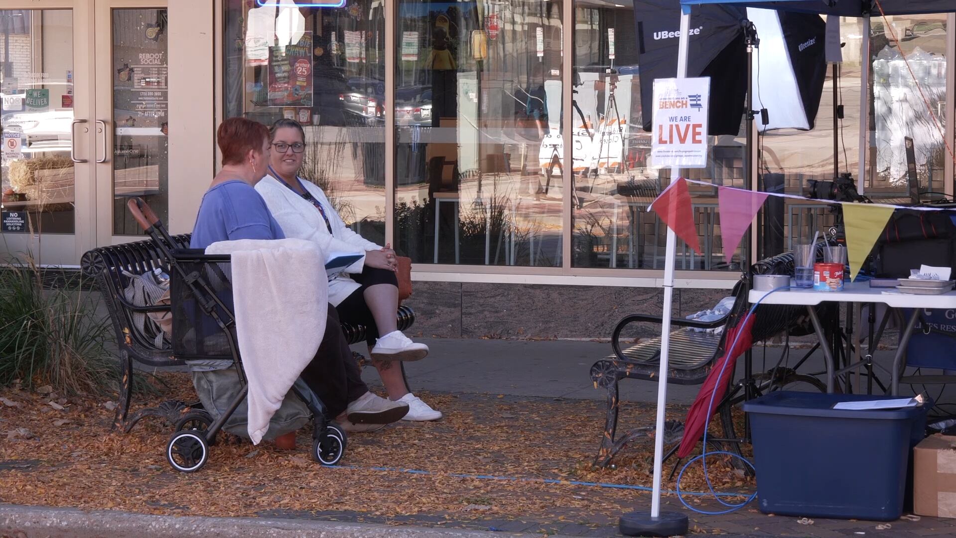 “Conversations on a Bench” shine light on homelessness