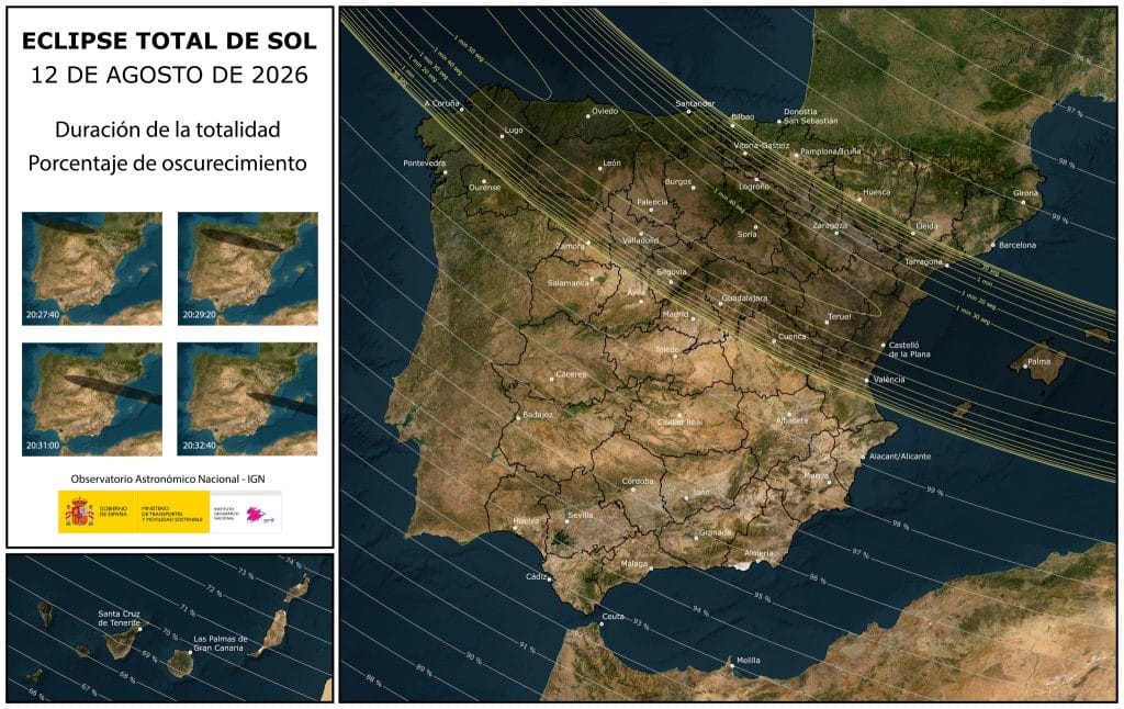 Las mejores zonas de Baleares donde ver el eclipse solar de agosto de 2026
