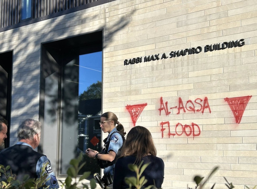 FBI, police investigating after synagogue is defaced with antisemitic ...