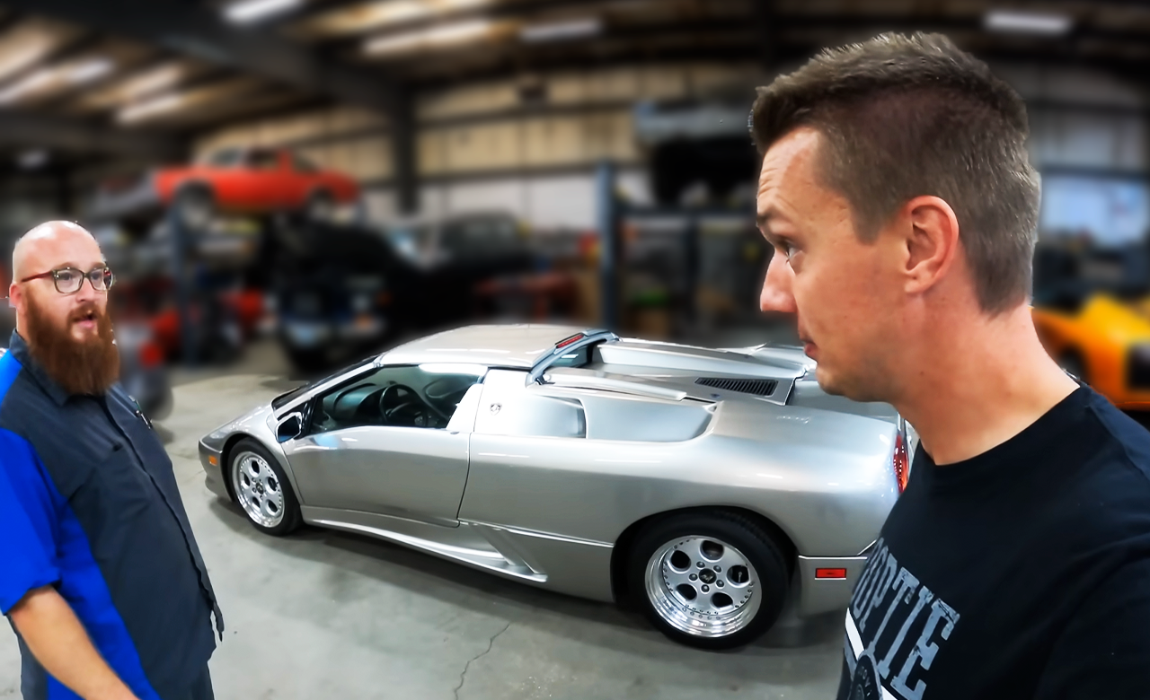 Watch my Lamborghini Diablo's engine woes