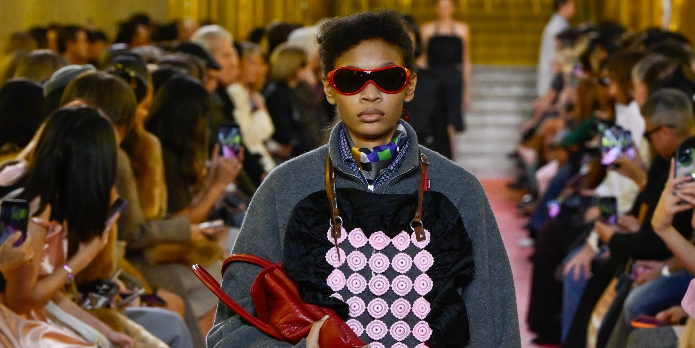 Miu Miu Takes Back the Tradwife Apron at Paris Fashion Week