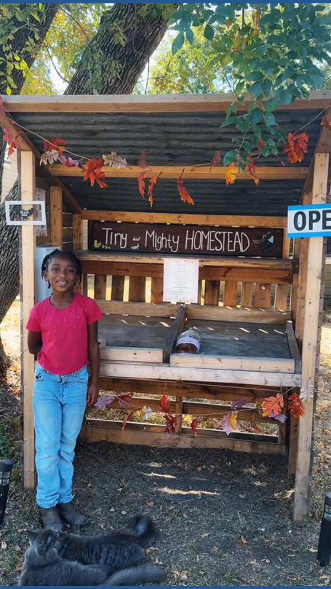 9-year-old girl hosts Tiny but Mighty Farmstand in Marlin