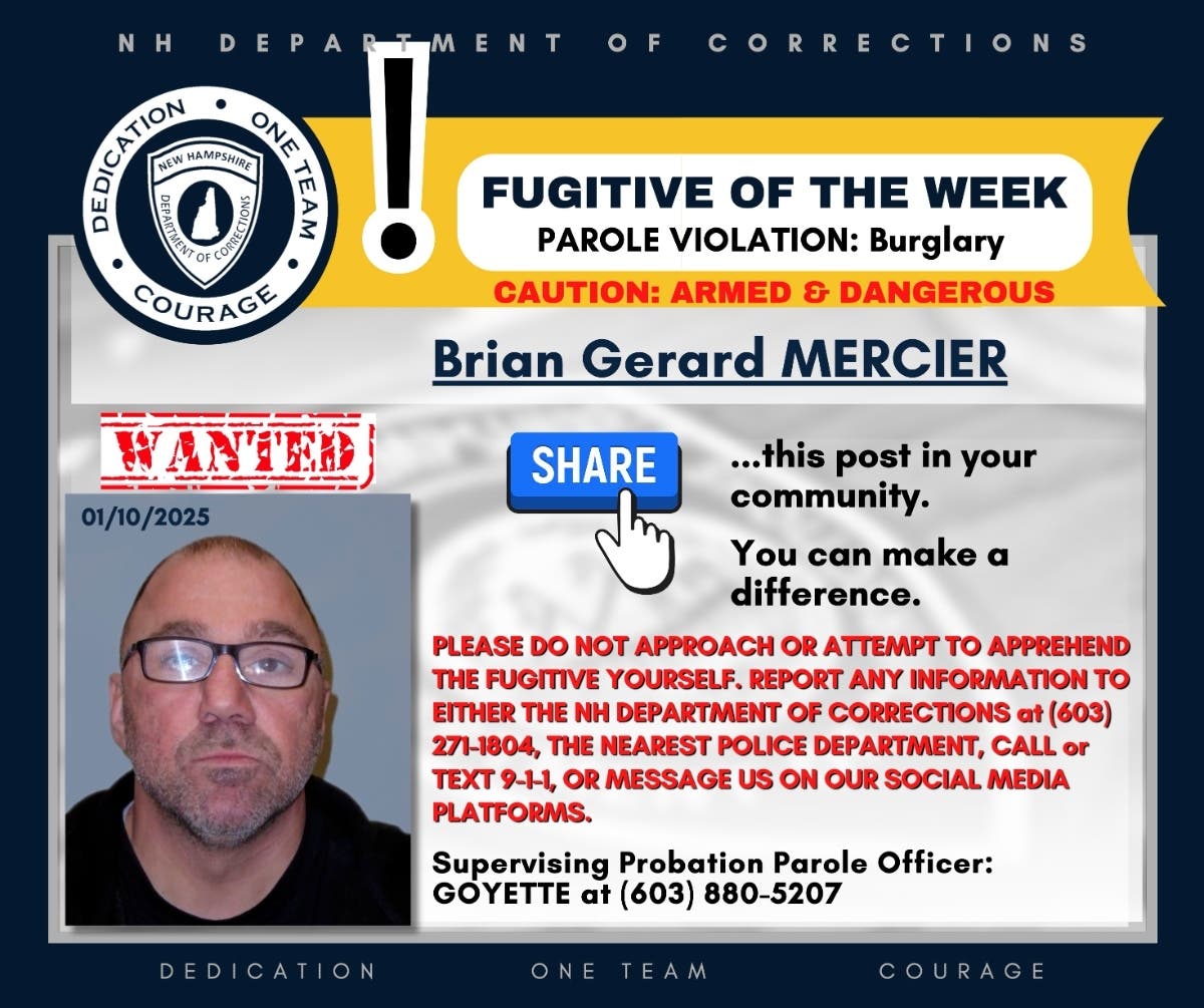 Convicted NH Burglar Considered ‘Armed And Dangerous,’ Has Active ...