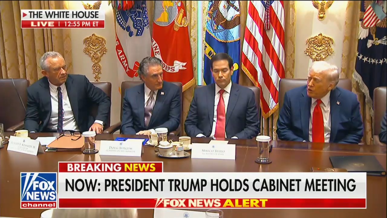 RFK Takes Cabinet Meeting Down Strange Road With Story About Pregnant ...
