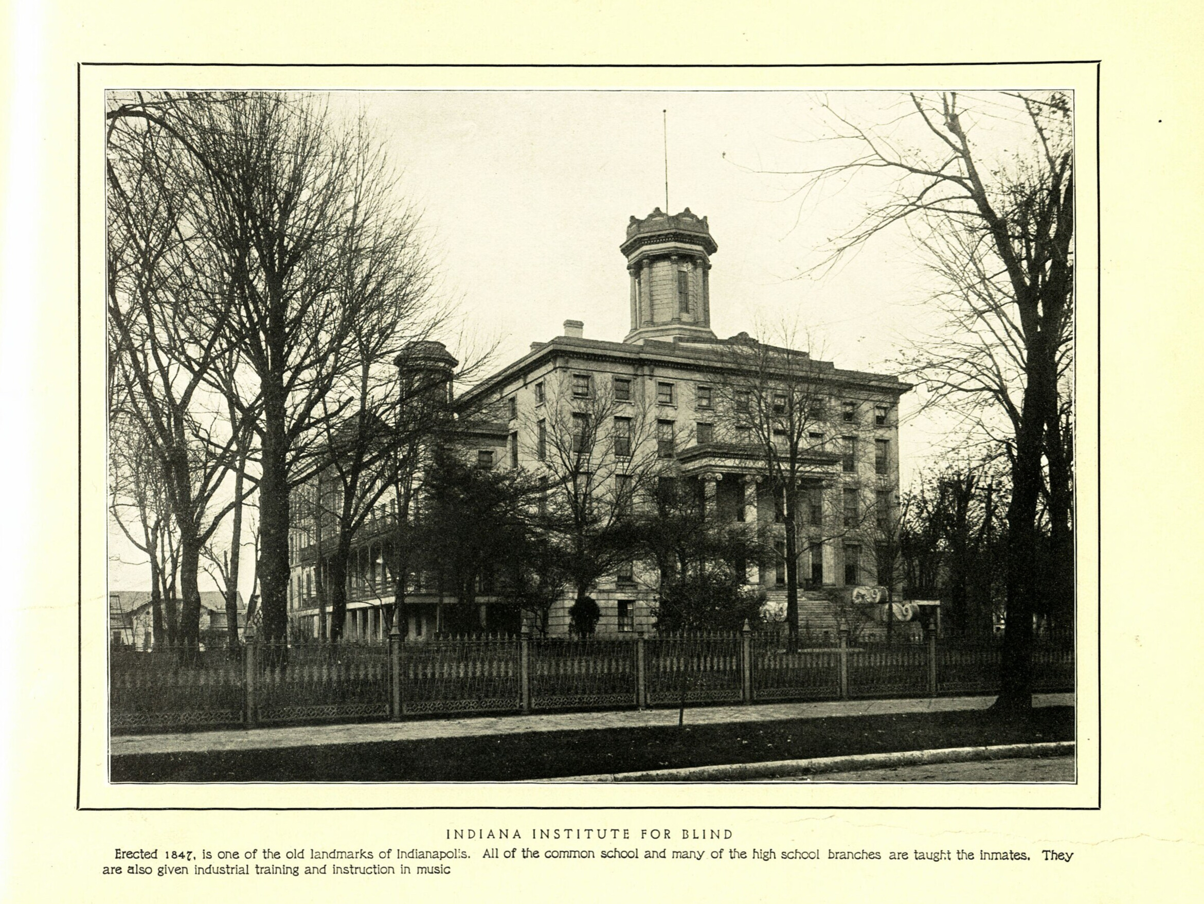 Indiana bet $110,000 on a blind architect’s vision in 1847 – here’s ...