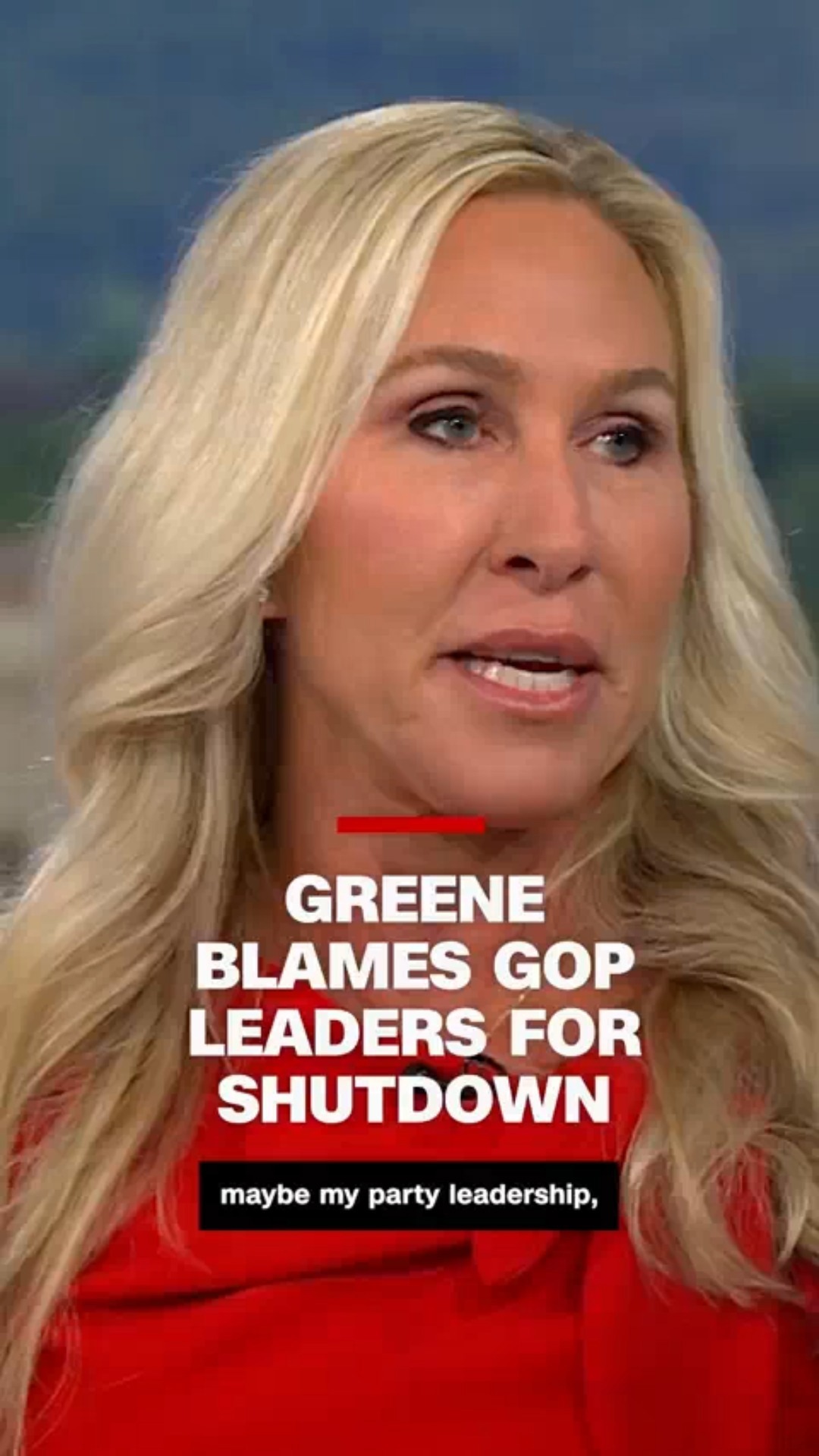 MTG: Republican leadership to blame for government shutdown