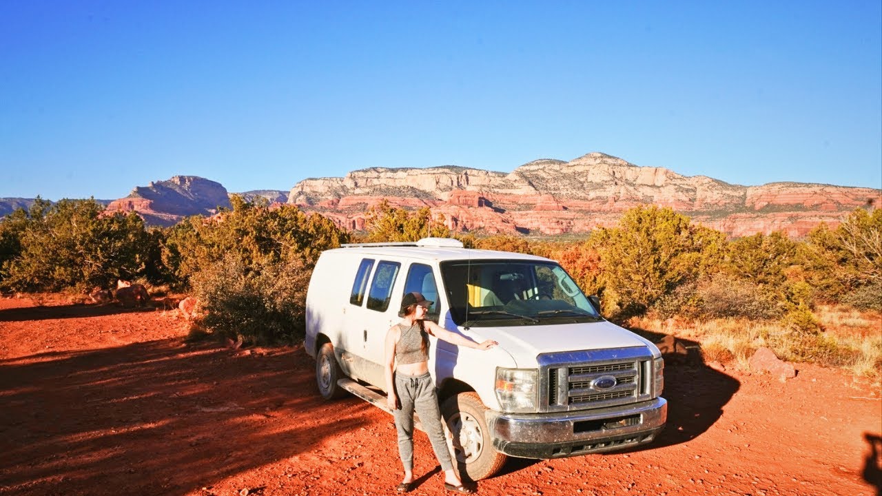 Vanlife in Sedona | Hiking the Subway Cave & an unexpected hot air ...