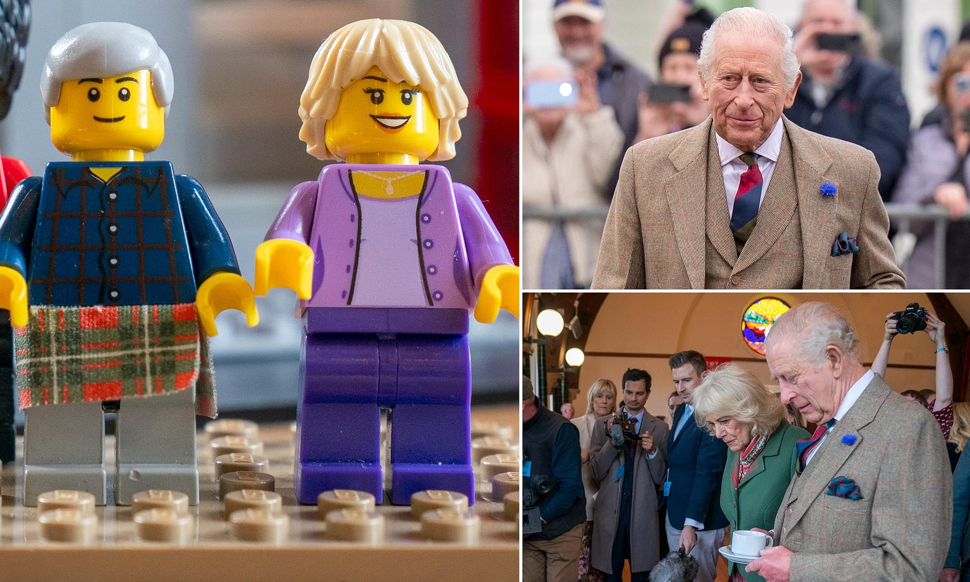 King and Queen immortalised in Lego after receiving miniature versions ...