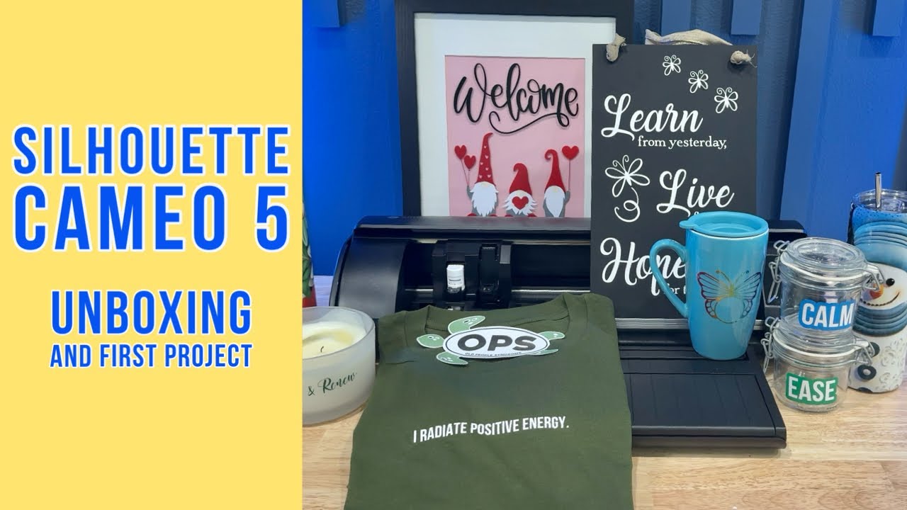 Silhouette Cameo 5 Unboxing and First Project Guide
