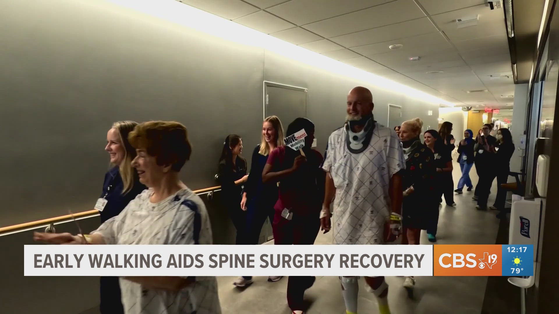 Early walking aids spine surgery recovery