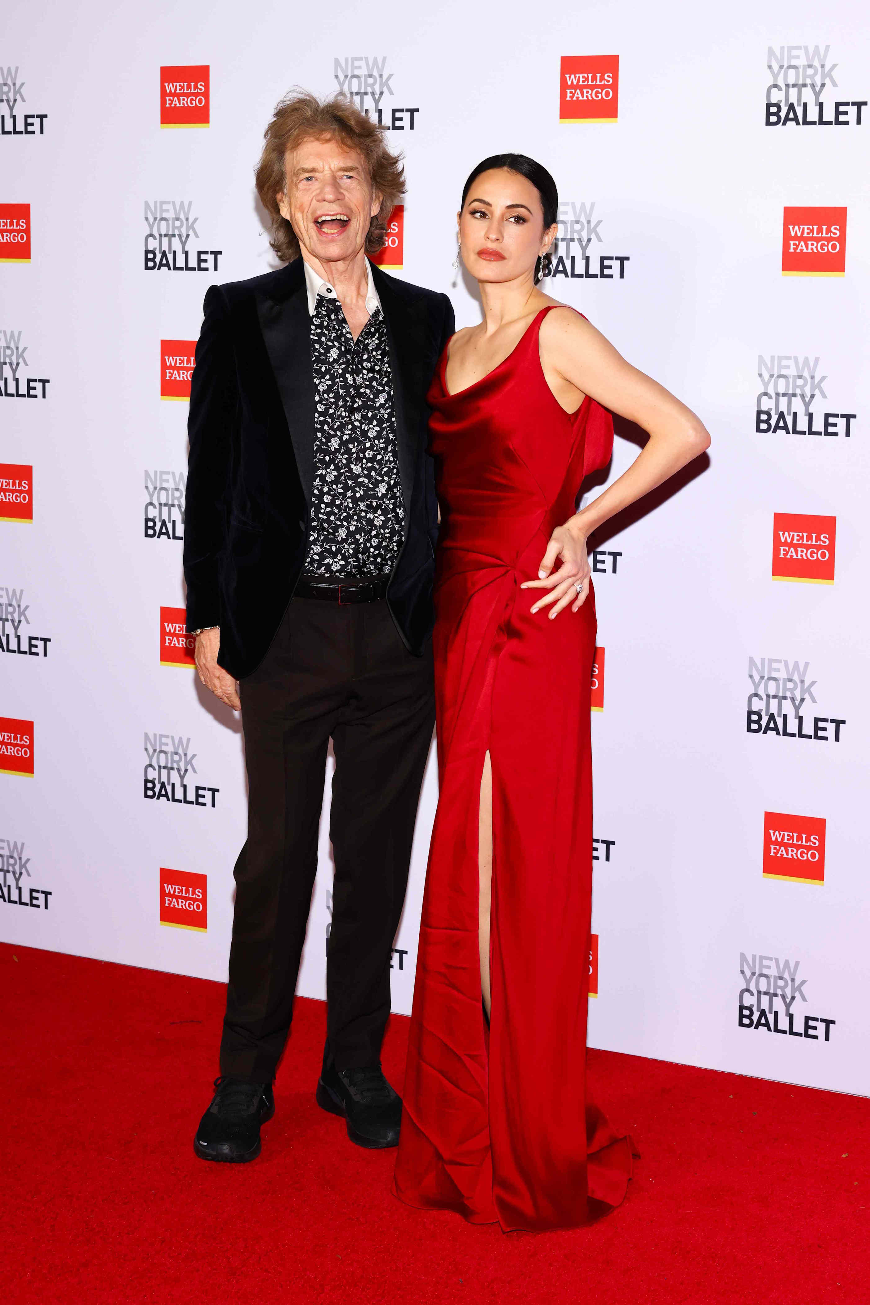 Mick Jagger, 82, and Fiancé Melanie Hamrick, 38, Make a Rare, Loved-Up ...