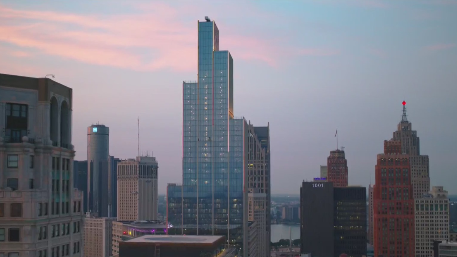 Take a tour of the completed 12-story Hudson's Detroit office building