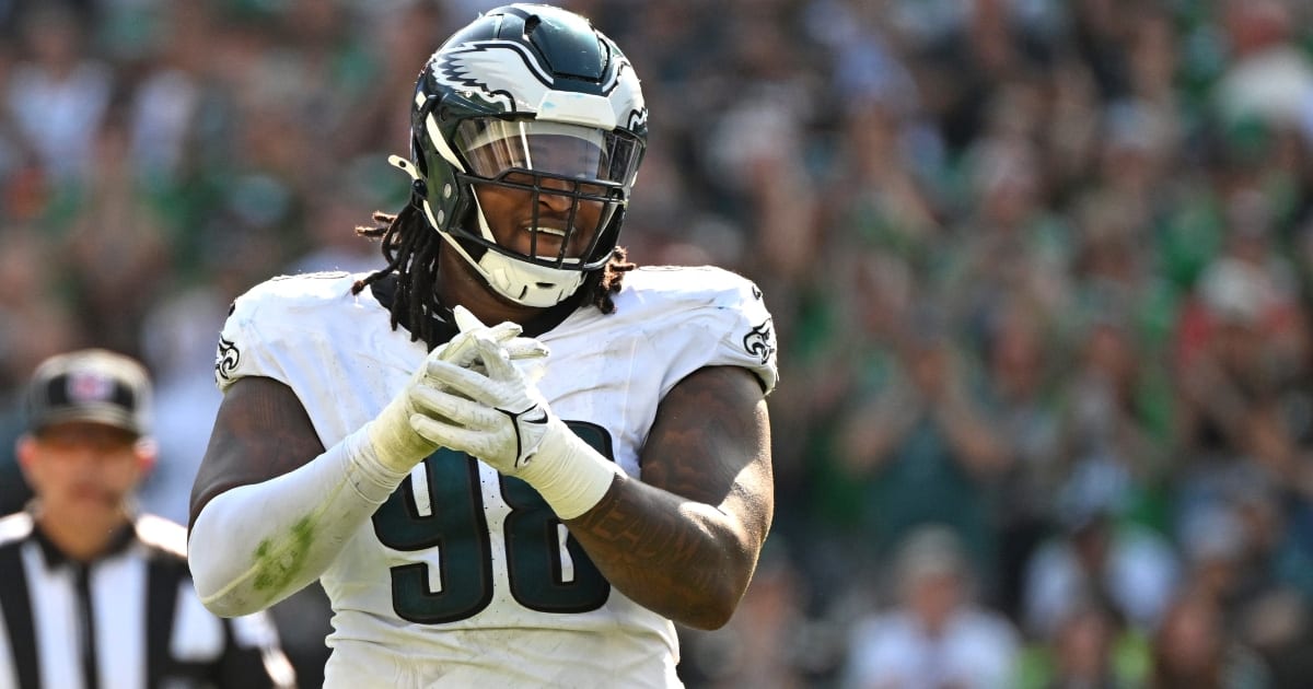 Jalen Carter injury update: Eagles DL’s status revealed for TNF vs. Giants