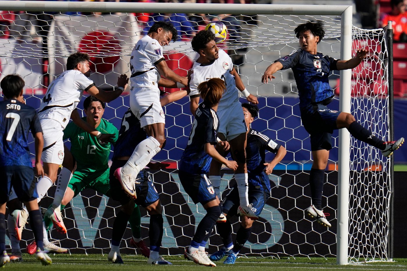 Photos of Japan's fans at the men's U20 FIFA World Cup in Chile
