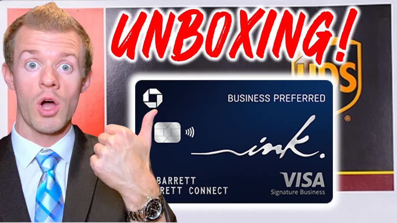 Chase Ink Business Preferred unboxing!