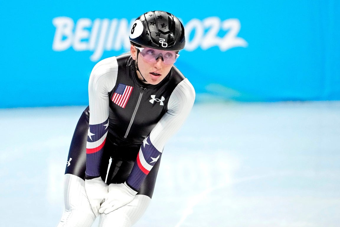 Stunning photos highlight Team USA short track star Kristen Santos-Griswold