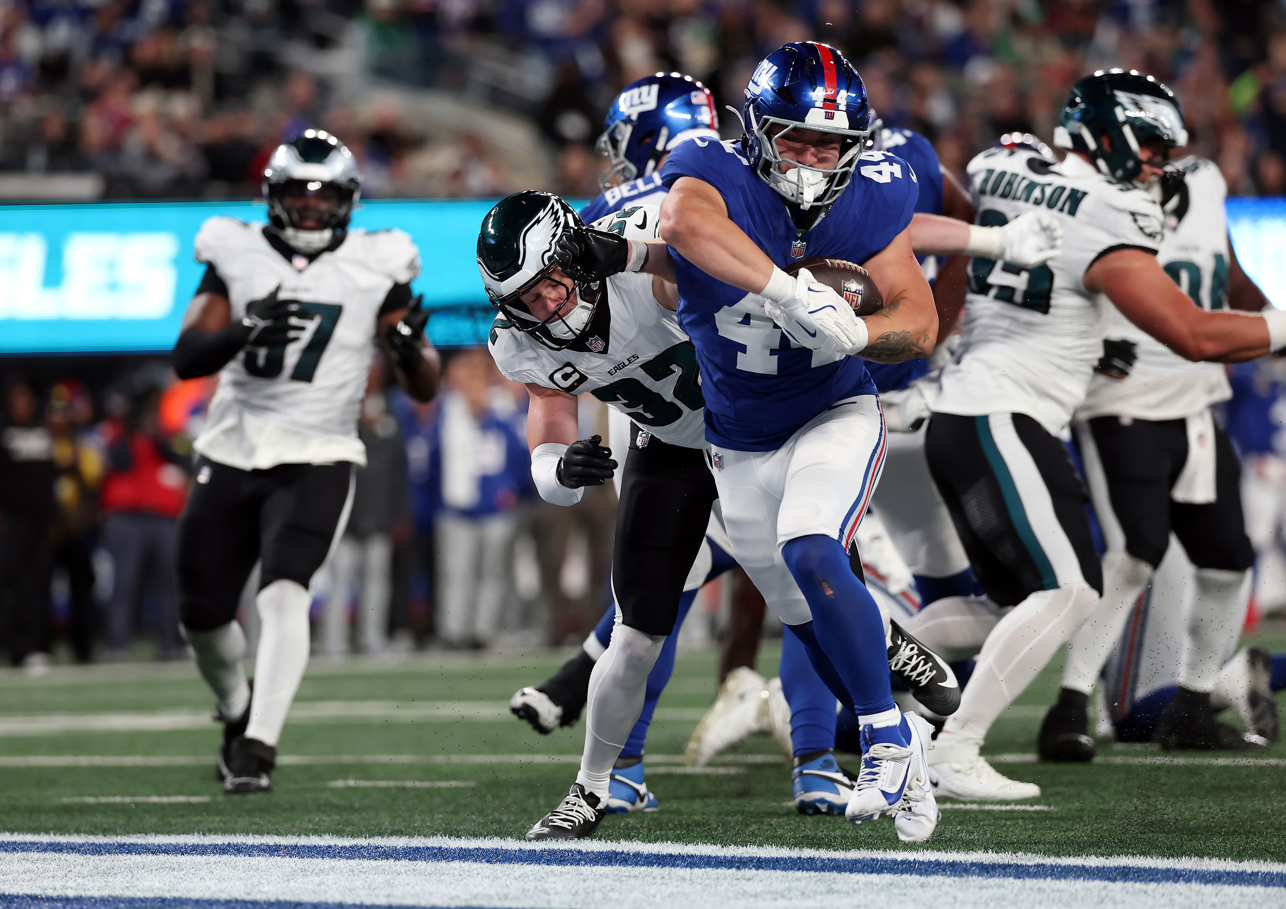 Eagles-Giants final score: Philadelphia bullied by New York in blowout loss