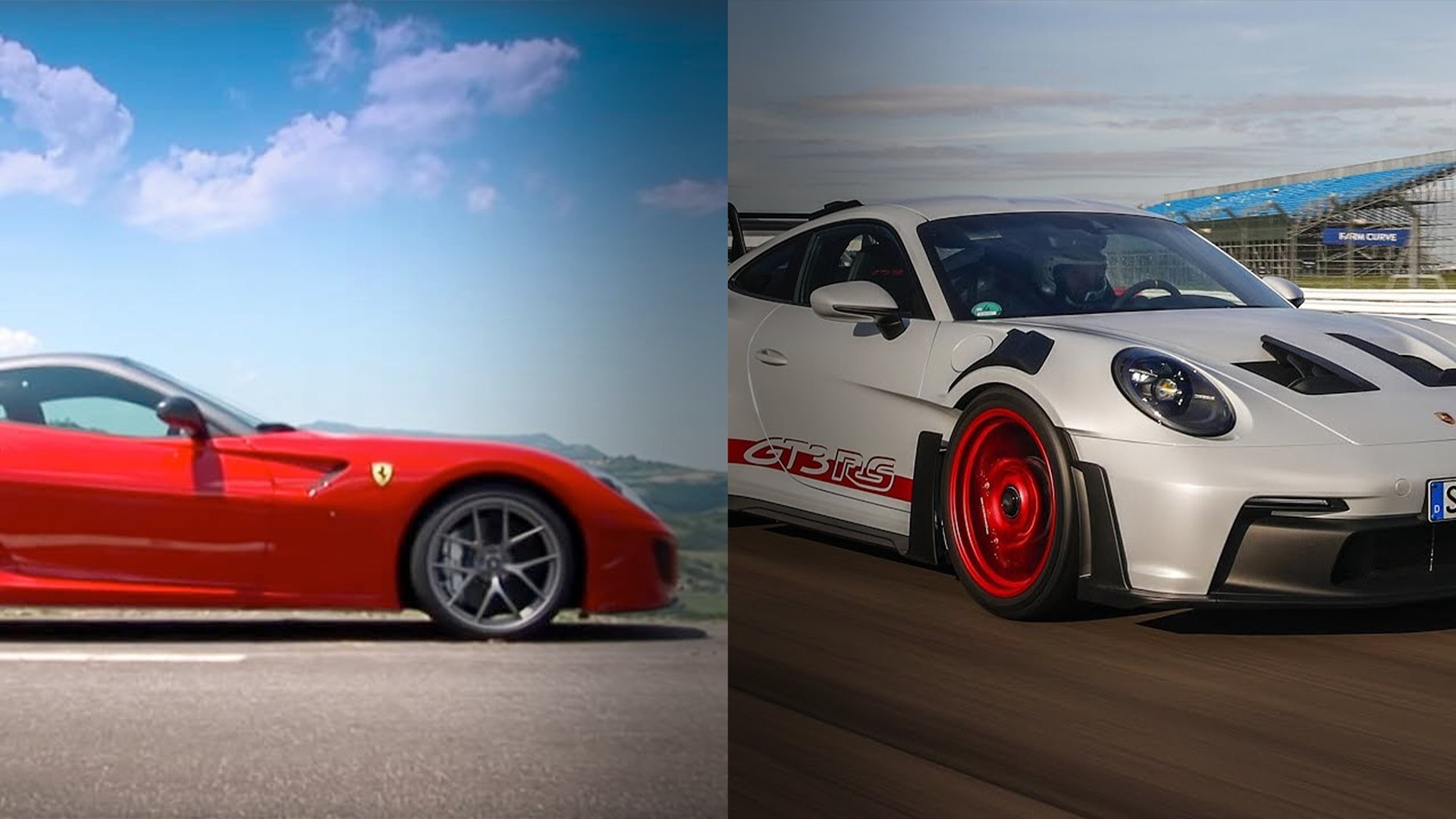 Porsche 911 GT3 RS vs Ferrari 599 GTO