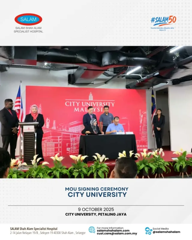 SALAM Shah Alam Specialist Hospital inks MoU with City University Malaysia