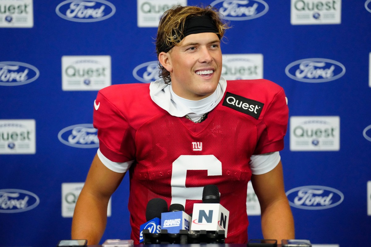 Jaxson Dart Earns New Nickname From Giants on 'Thursday Night Football'