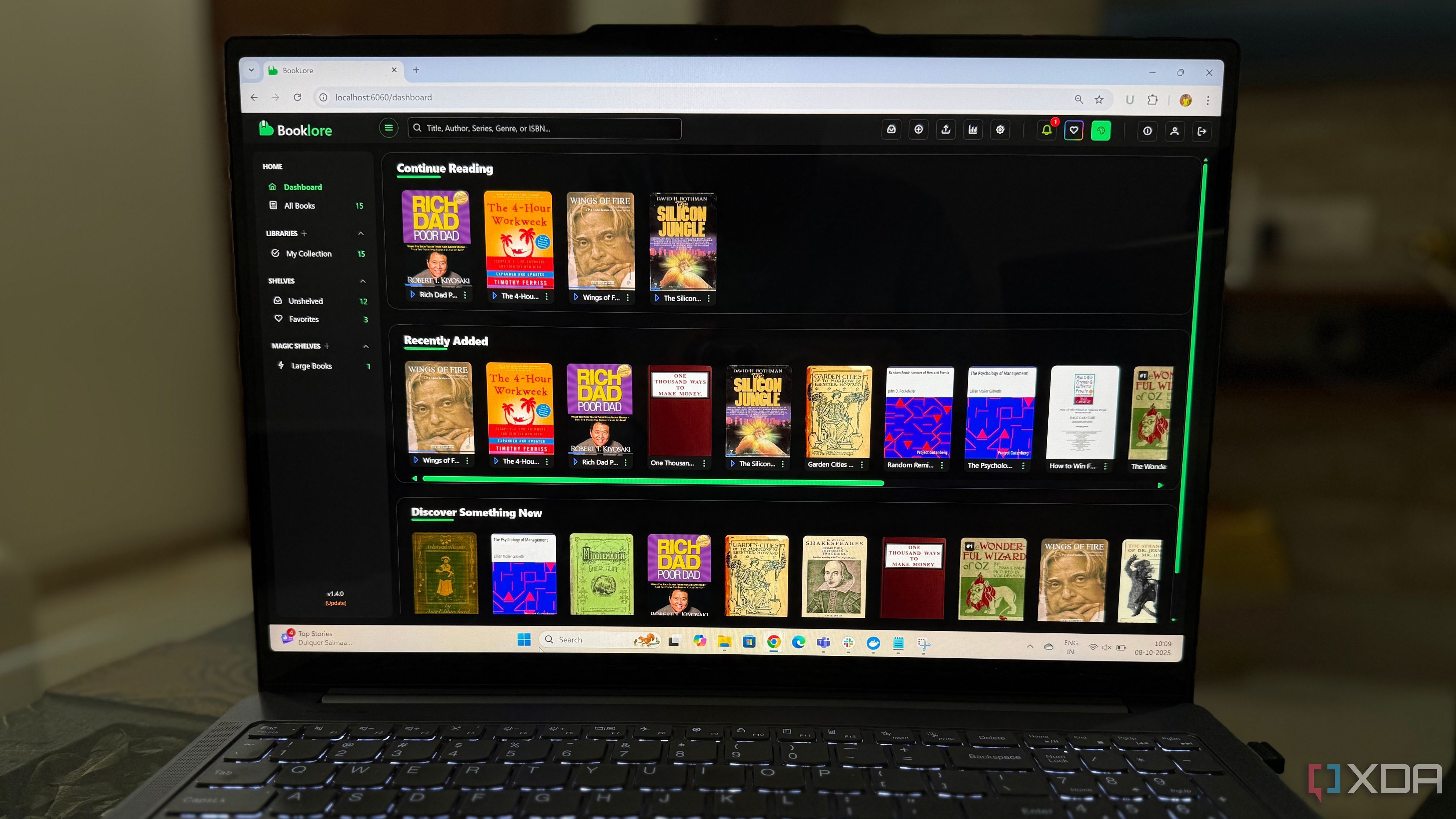 BookLore is Jellyfin for my eBooks, and it's far more interesting than I imagined