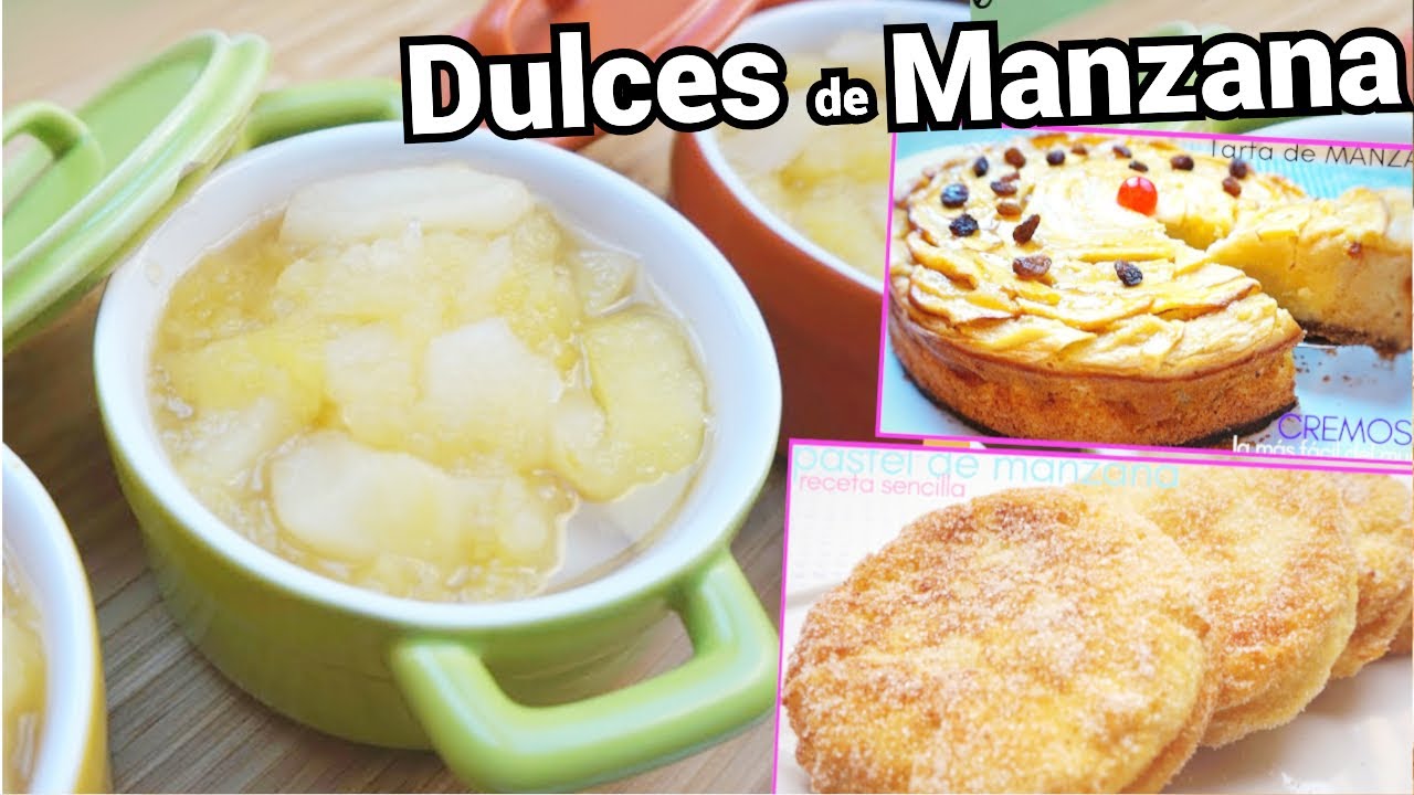 3 Postres con Manzana Dulces Baratos Fáciles y Ricos