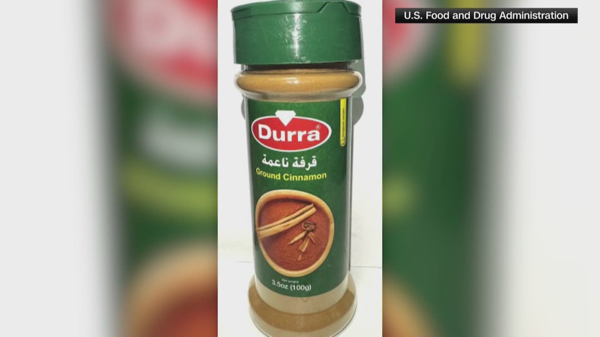 FDA expands health alert about ground cinnamon contaminated with lead