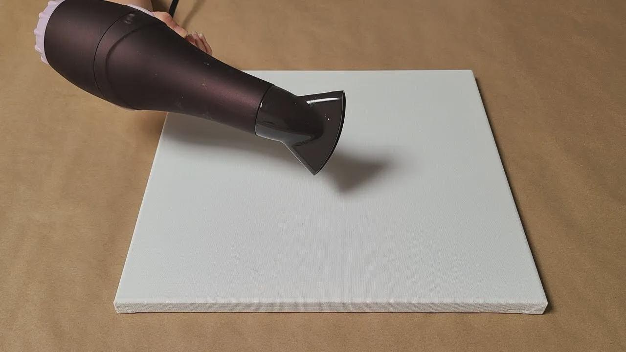 Con questo trucco con il phon, la tua parete sembrerà un’opera d’arte ...