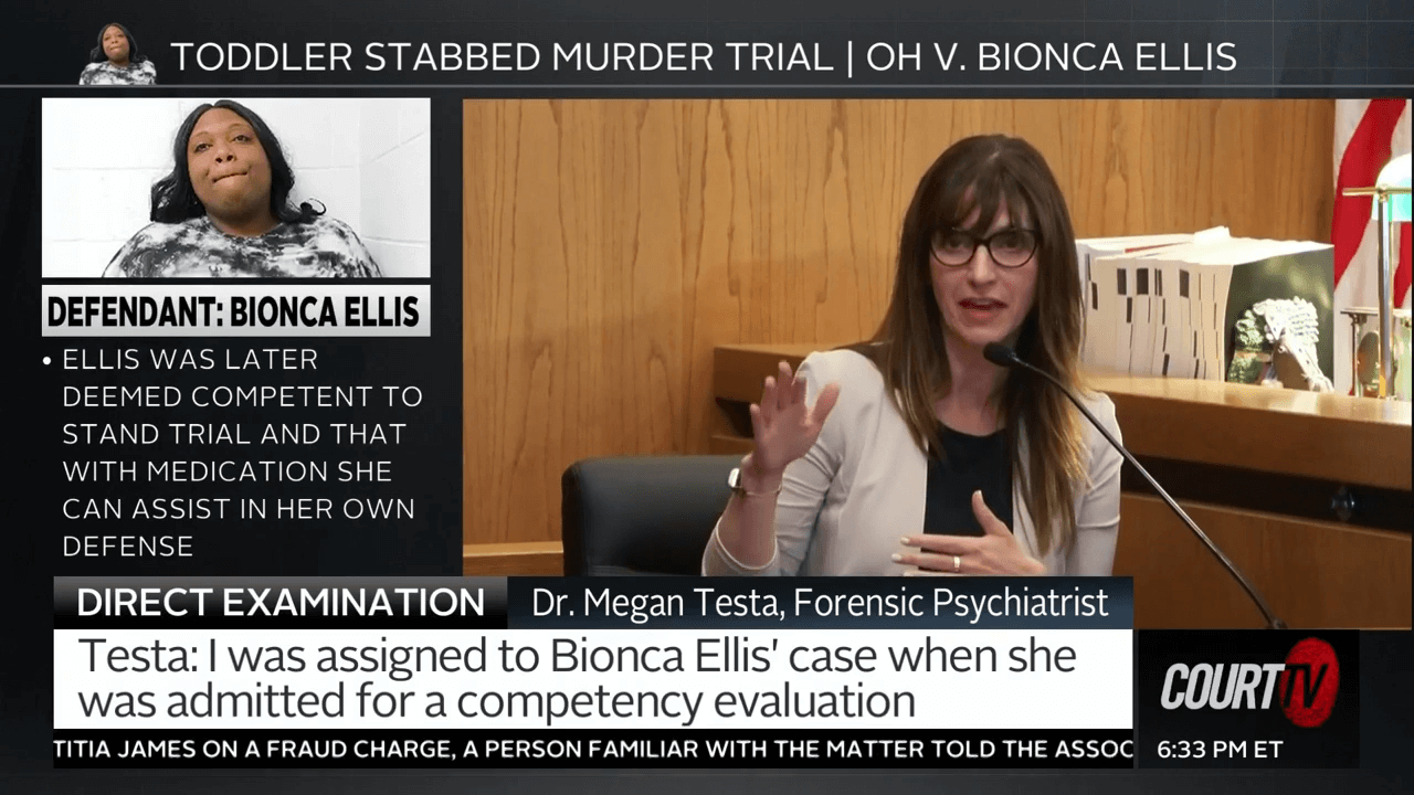 Psychiatrist: Bionca Ellis Has Schizophrenia, History of Hospitalizations