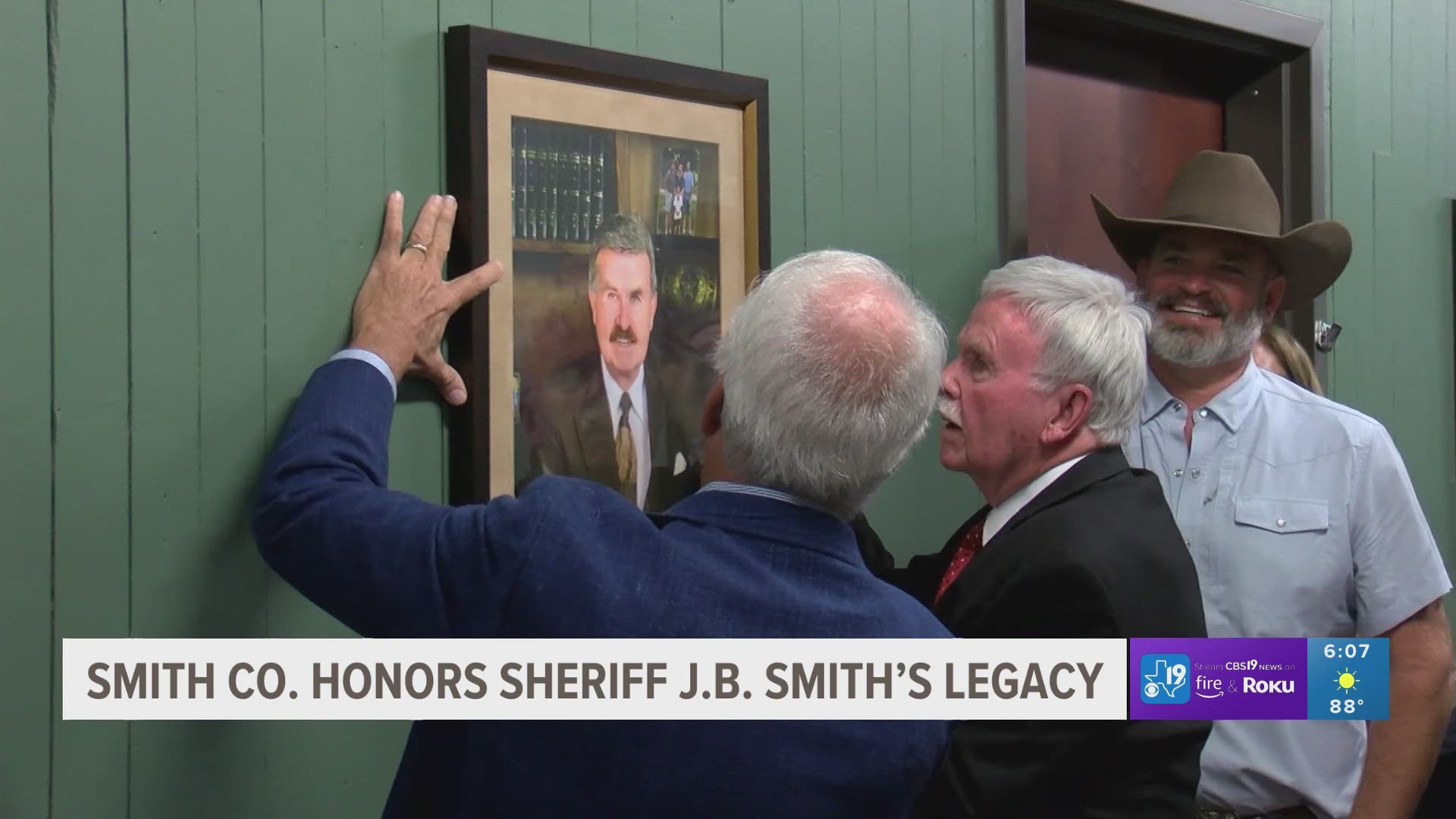 Smith County honors Sheriff J.B. Smith's legacy