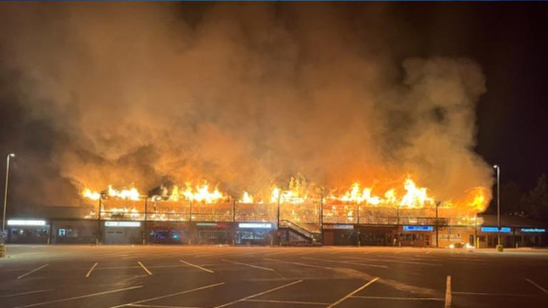 Evacuations lifted near Caribou Village Shopping Center after fire ...