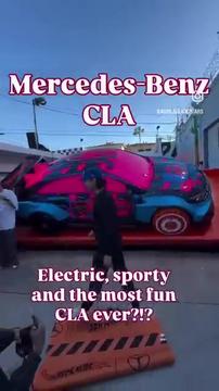 Check out the newest Hot Wheels model – in full-size fun! #MercedesBenz