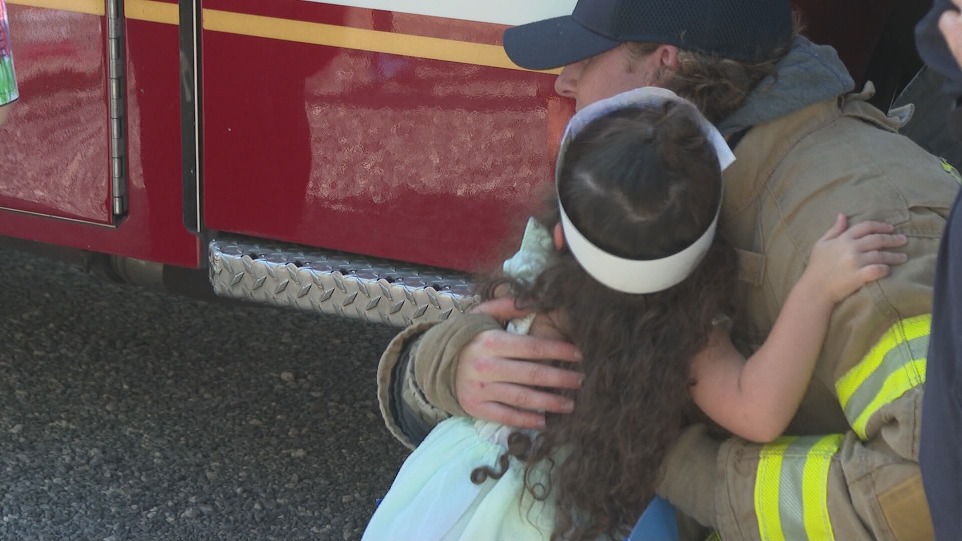 Tall Pines Preschool learns about fire safety