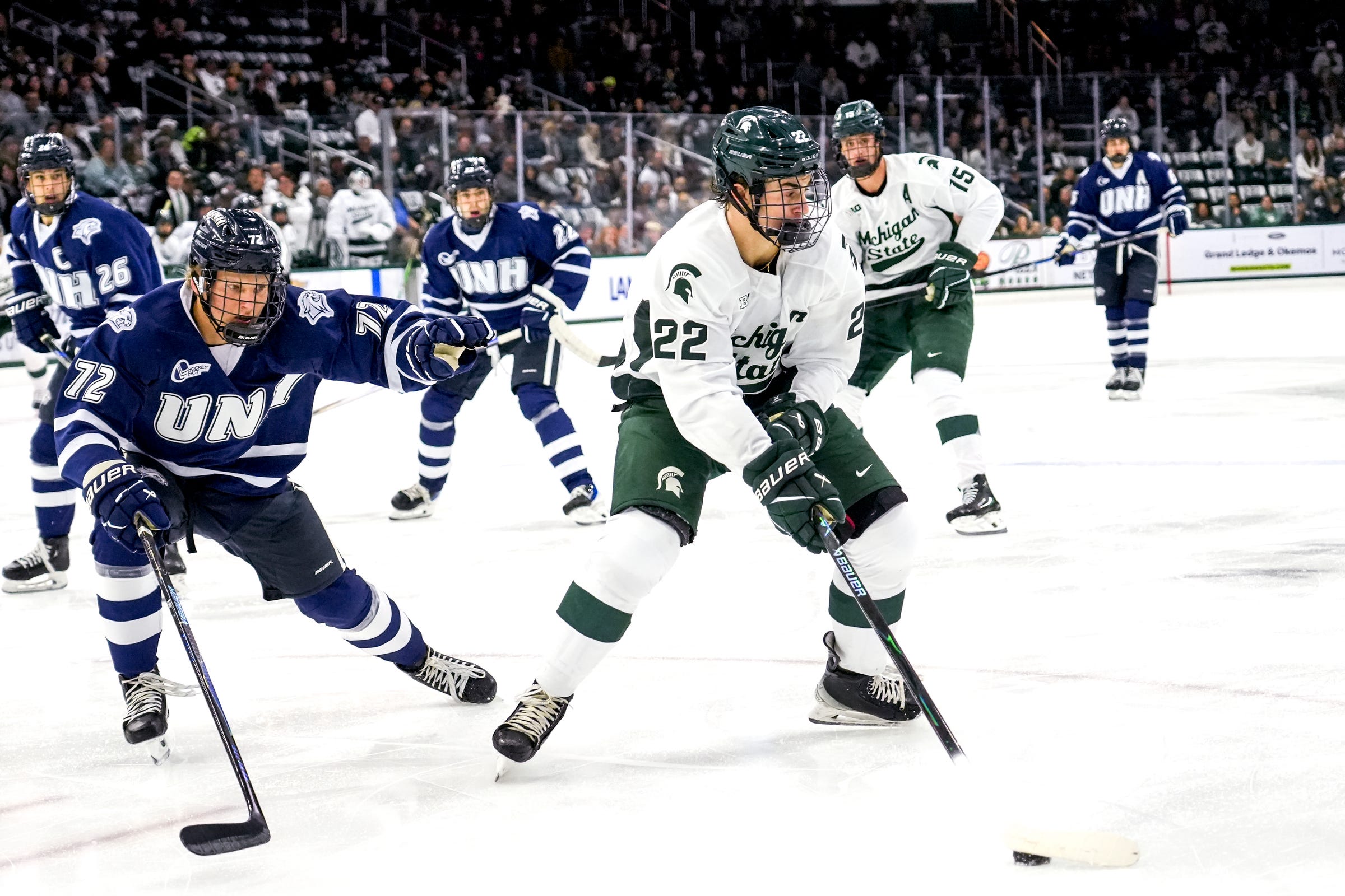 Michigan State hockey responds to loss with 2-0 shutout of New Hampshire
