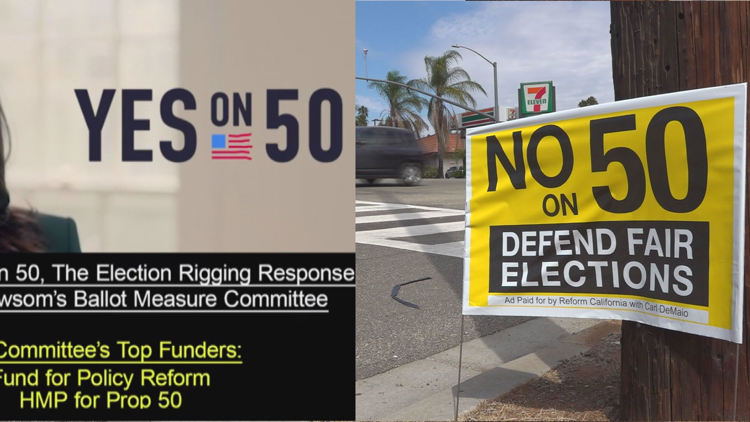 Mail-in voting begins for California's Prop 50 redistricting