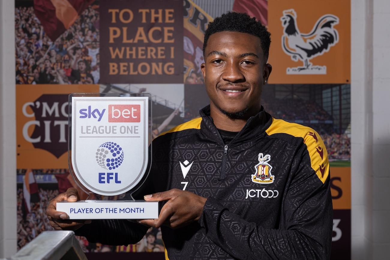 'Great impact': Bradford City wing-back Josh Neufville secures League One accolade after stellar ...