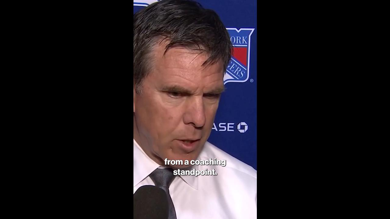 Sully gets his first W and game puck with the Rangers