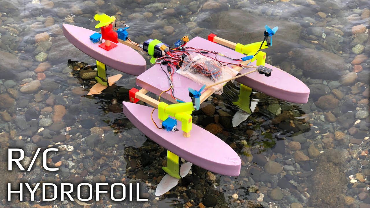 DIY R/C Hydrofoil with Sonar – Build Process
