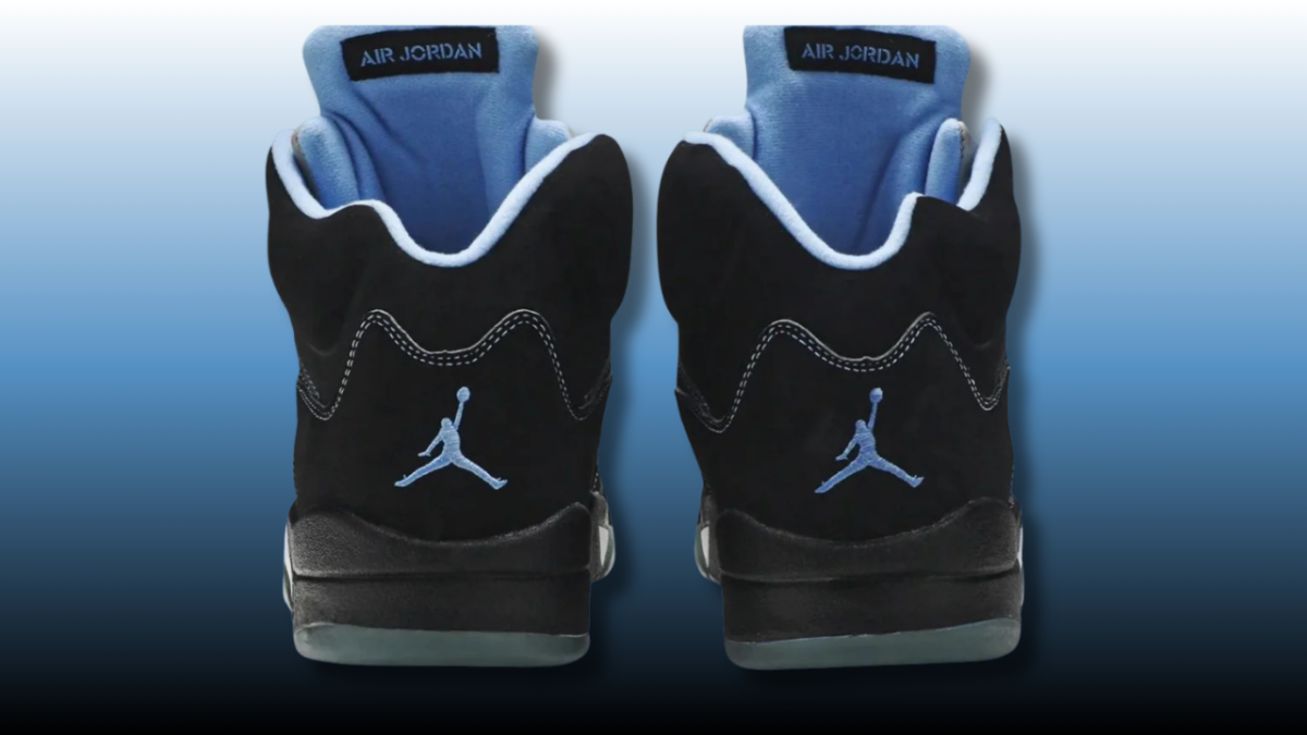 Air Jordan 5 black university blue 2026
