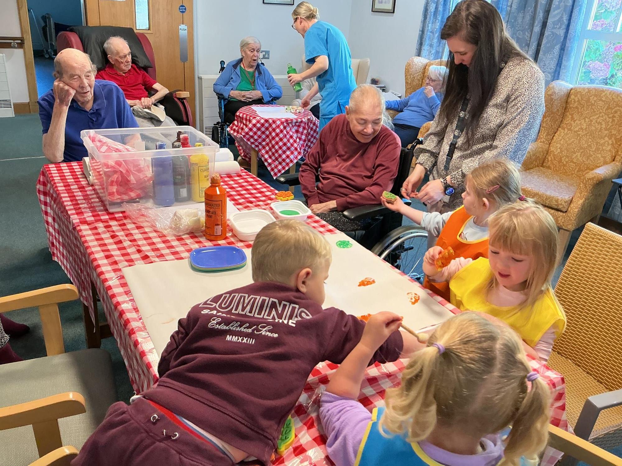 Methven House celebrates National Day of Arts in Care Homes with young ...