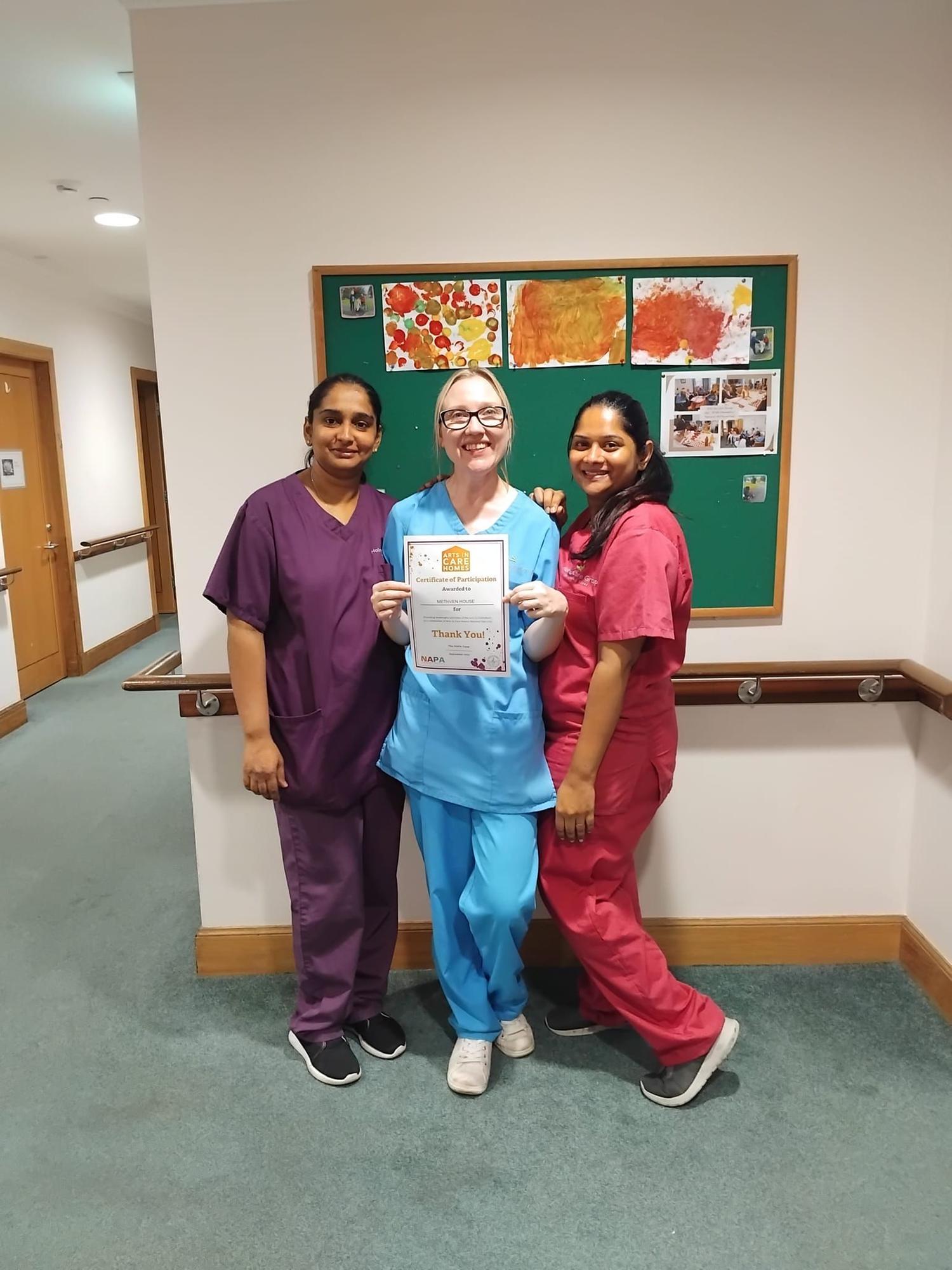 Methven House celebrates National Day of Arts in Care Homes with young ...