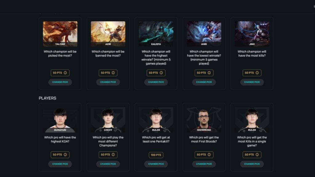 League of Legends Worlds 2025 complete Pick’Em guide