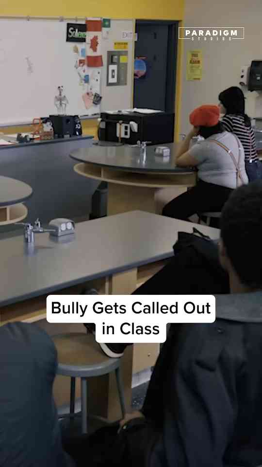 Bully Gets Called Out in Class (Sketch)
