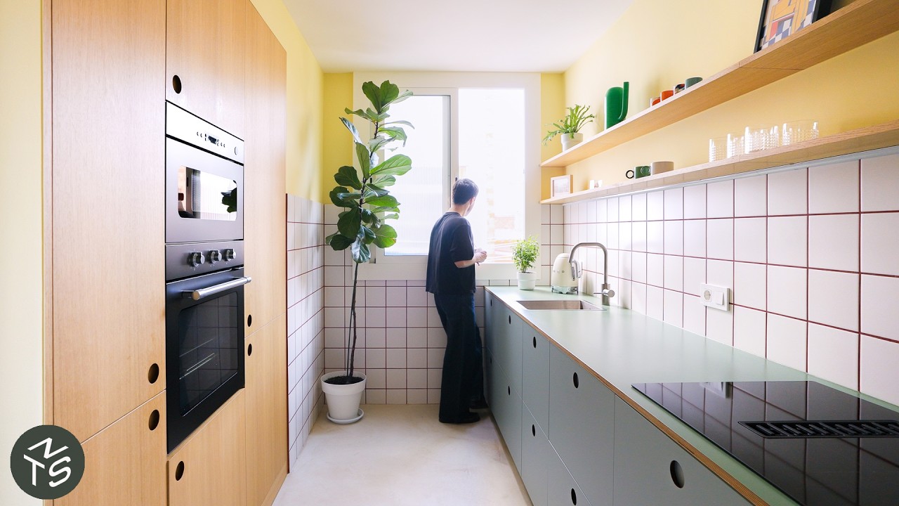 Playful Design on a Budget in Small Barcelona Apartment, 52sqm⁄ 559sqft