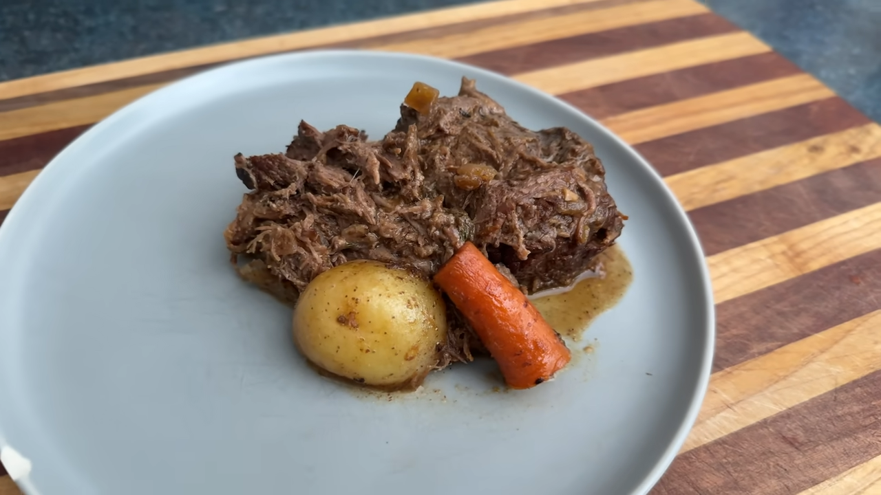 Cooking a Pot Roast With One Hand