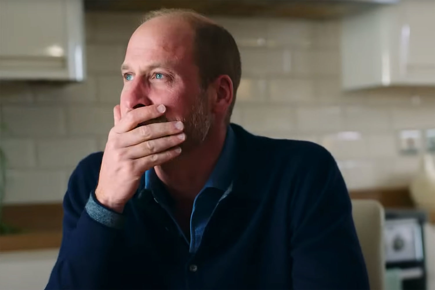 Prince William fights back tears in emotional interview on suicide
