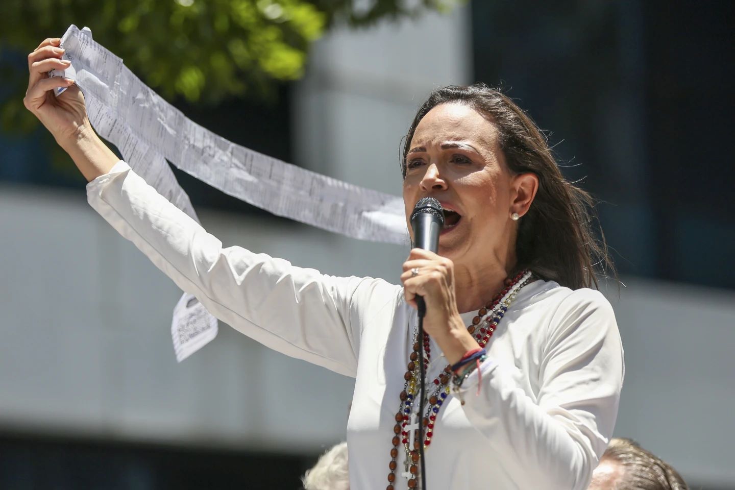María Corina Machado: «Βρίσκομαι σε σοκ» – Η πρώτη αντίδρασή της όταν ...