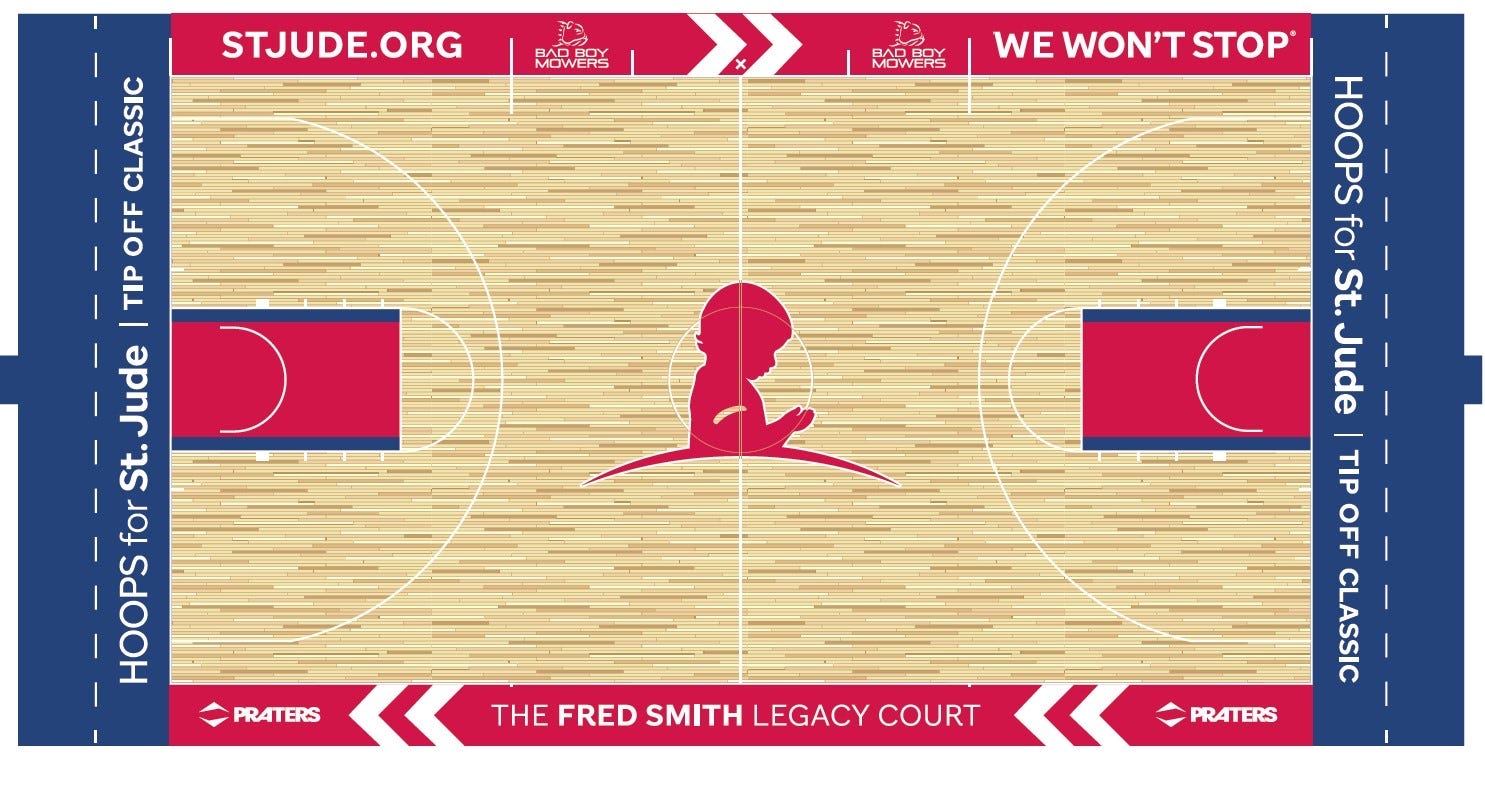 First look at Fred Smith Legacy Court, the new floor for Memphis ...